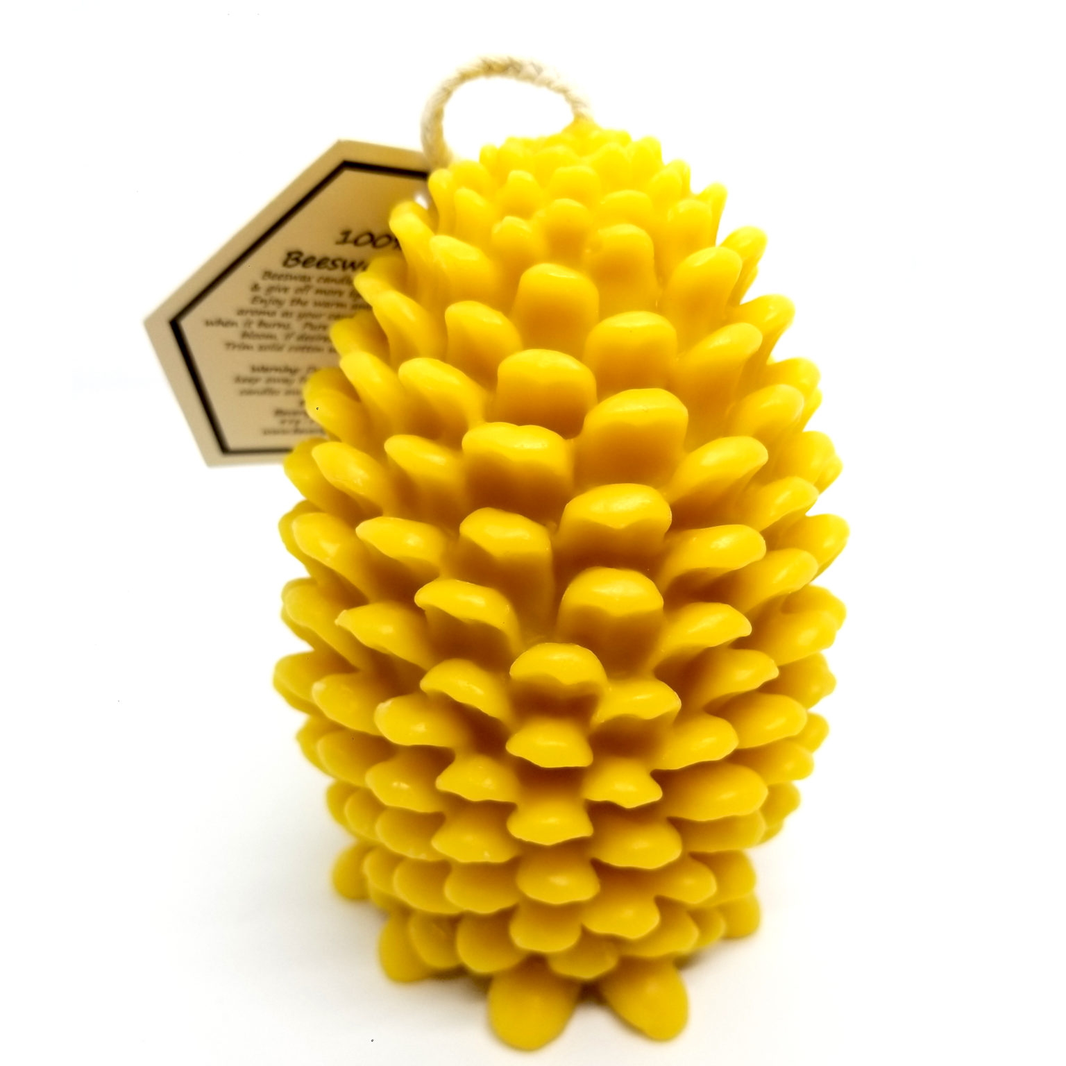 Large Pine Cone Candle ‣ Beverly Bees